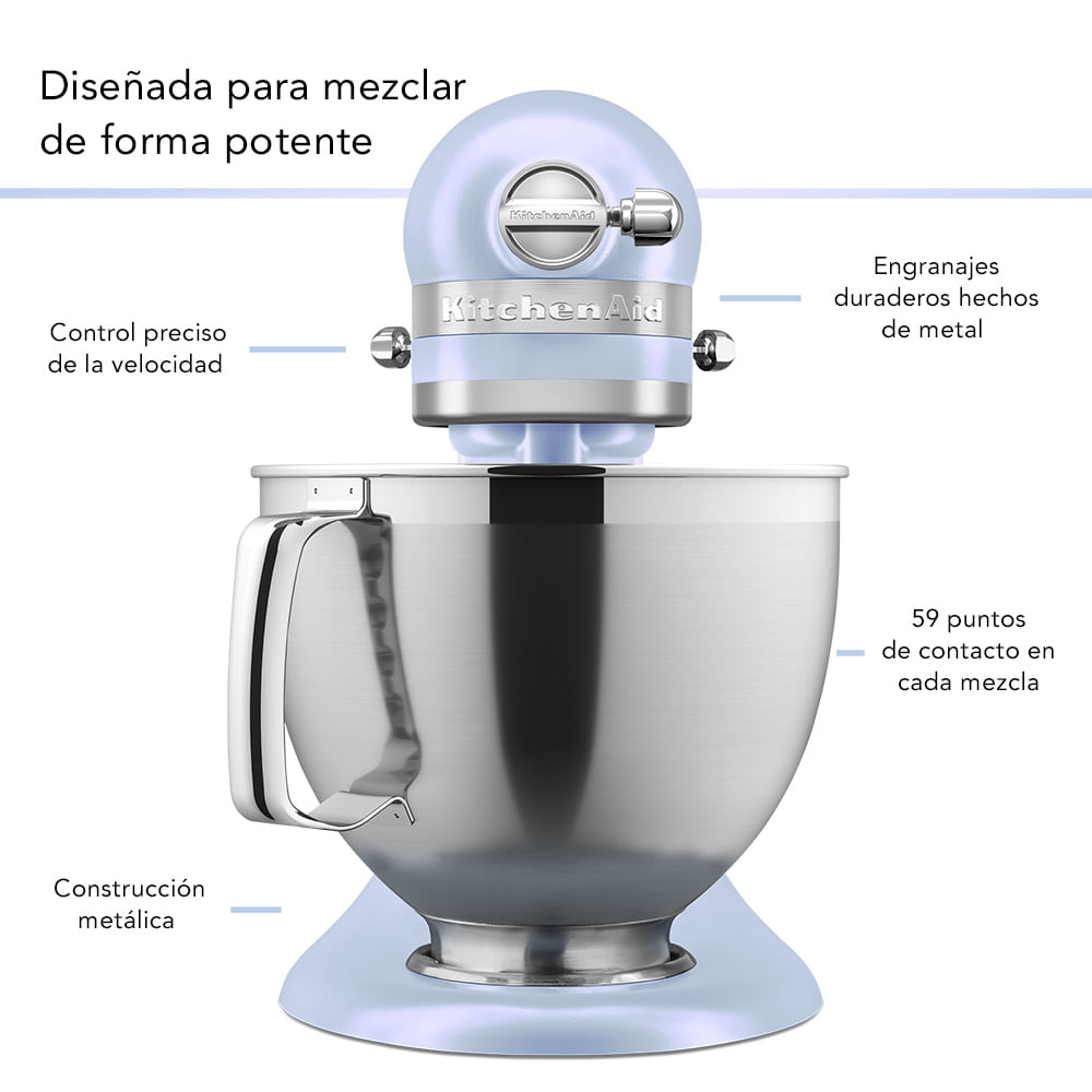 Batidora Blue Salt 4.7L y tazón para helado - KitchenAid Colombia
