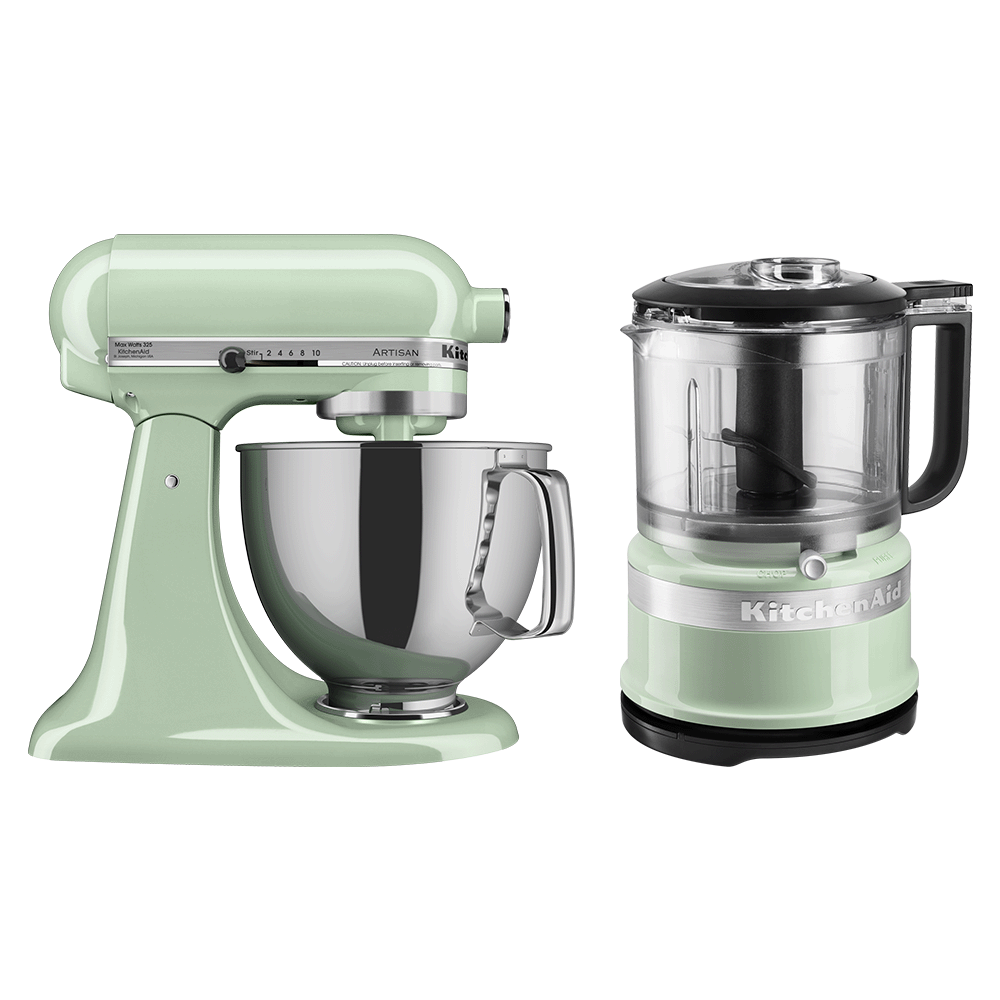 Combo Batidora Artisan 4.7 L KitchenAid Pistachio + Mini procesador 3.5 Tazas - KitchenAid Colombia