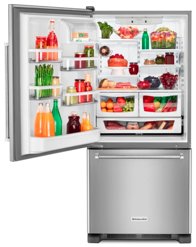 Nevera KitchenAid Bottom Mount 524 litros Apertura Hacia La Izquierda ...